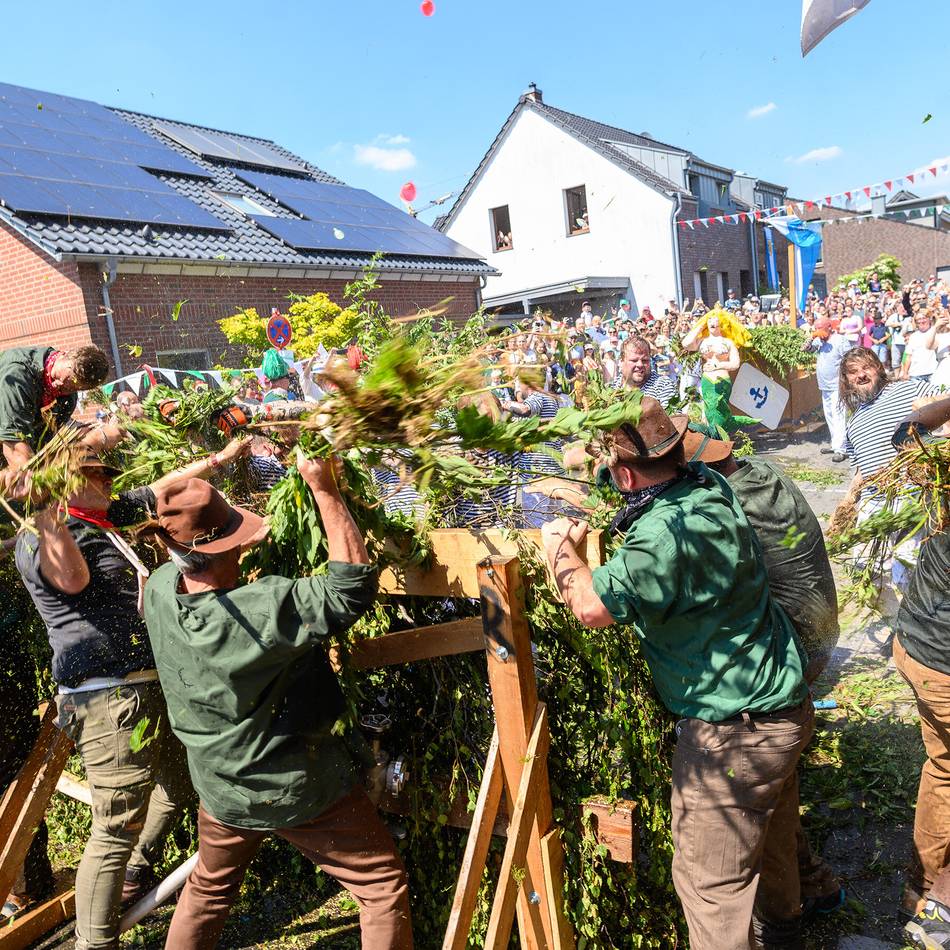 Lank-Latumer Schützen gehen auf die Barrikaden