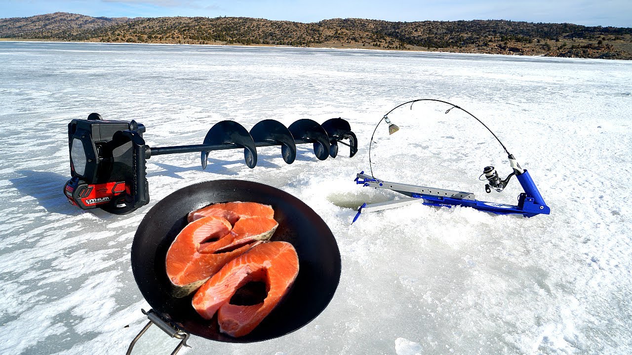Catch and cook on the ice with an incredible meal