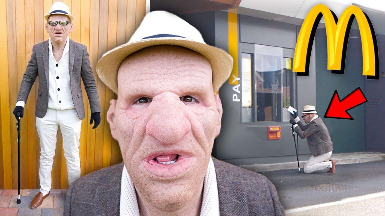 Undercover at McDonald’s as an old man