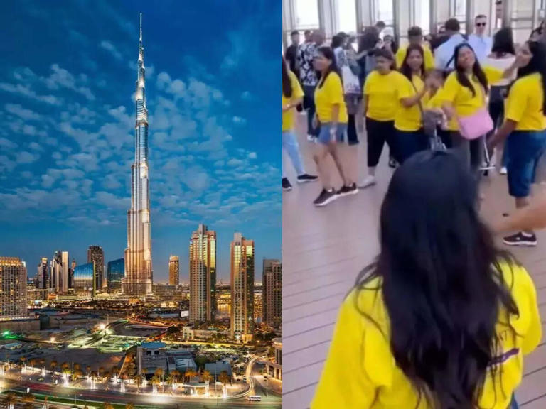 Burj Khalifa viral video: Indian tourist dances on Chogada at world's ...