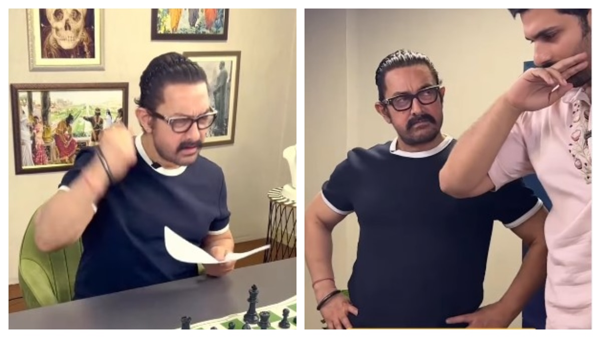Aamir Khan Recreates Magnus Carlsen’s Viral Table Slam Meme, Netizens ...