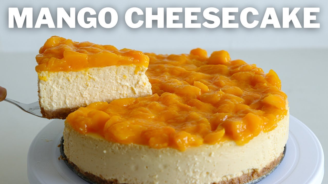 How to Make Mango Cheesecake | Easy Baked Recipe