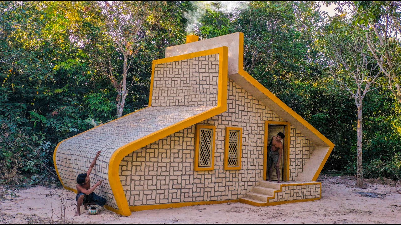 Building a Luxury Mud Villa with a Fully Decorated Kitchen in Just 65 Days!