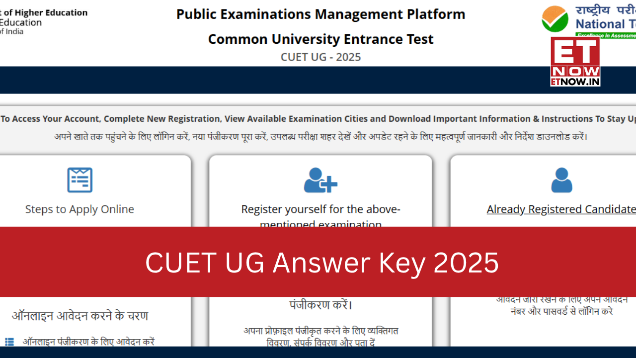 CUET UG Answer Key 2025 Objection Window opens at cuet.nta.nic.in; How ...