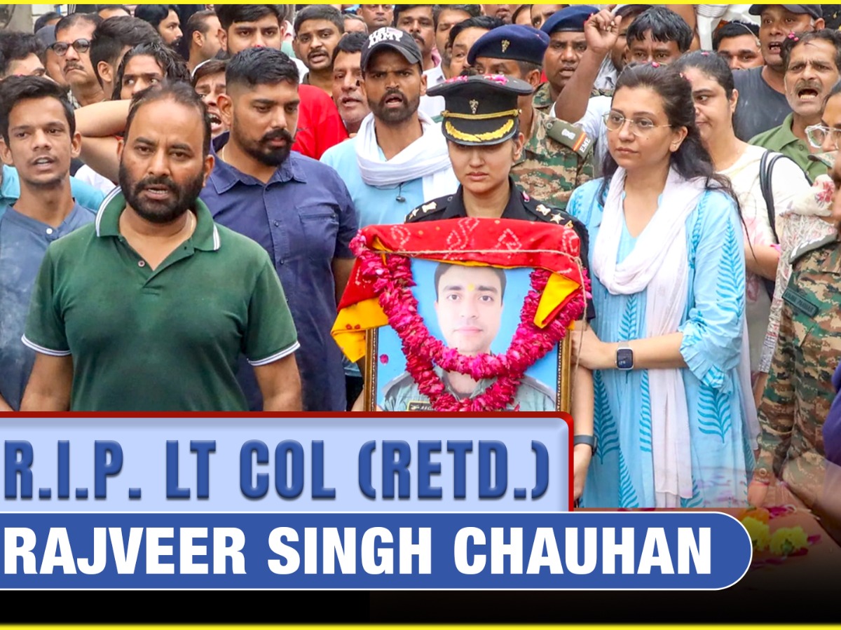 Lt Col Deepika Chauhan Pays Tribute to Husband Lt Col (retd.) Rajveer Singh