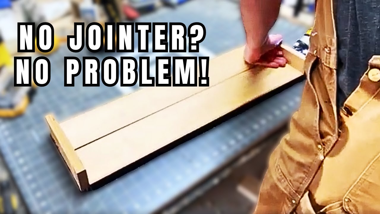 How to Get Perfect Edges Without a Jointer - Table Saw Joinery Hack