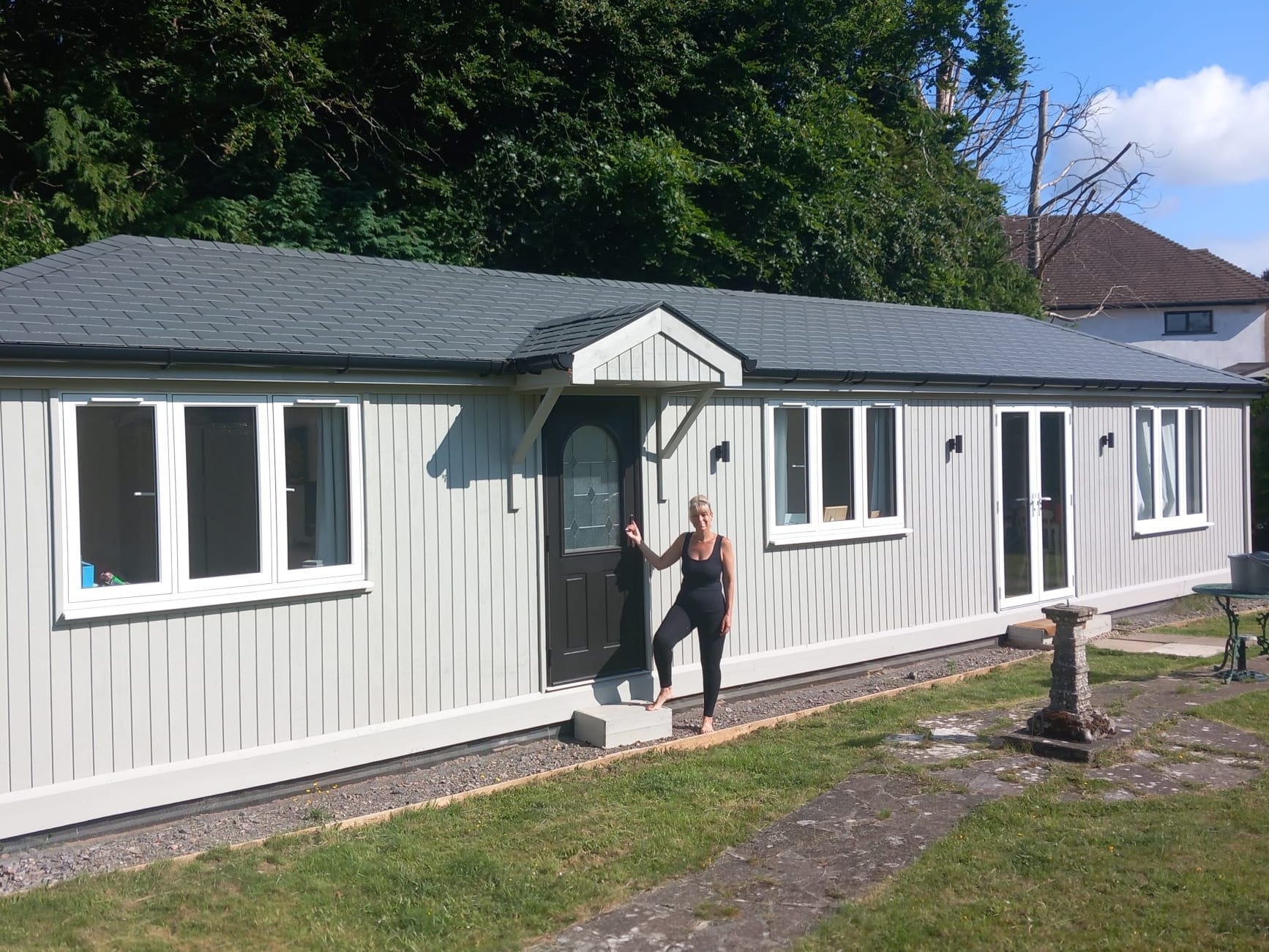 I built an annex for my daughter and her new family in my backyard. It ...