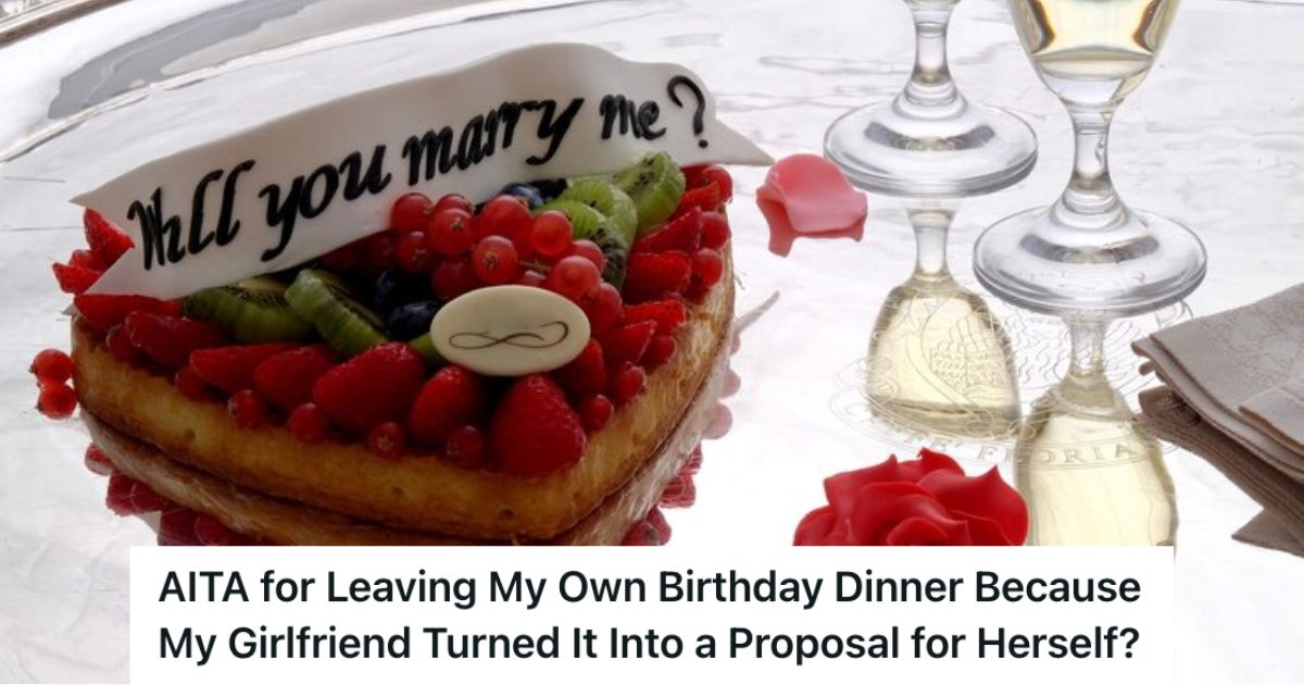 Man Thought His Birthday Dinner Was A Celebration For Him, So He Walked ...