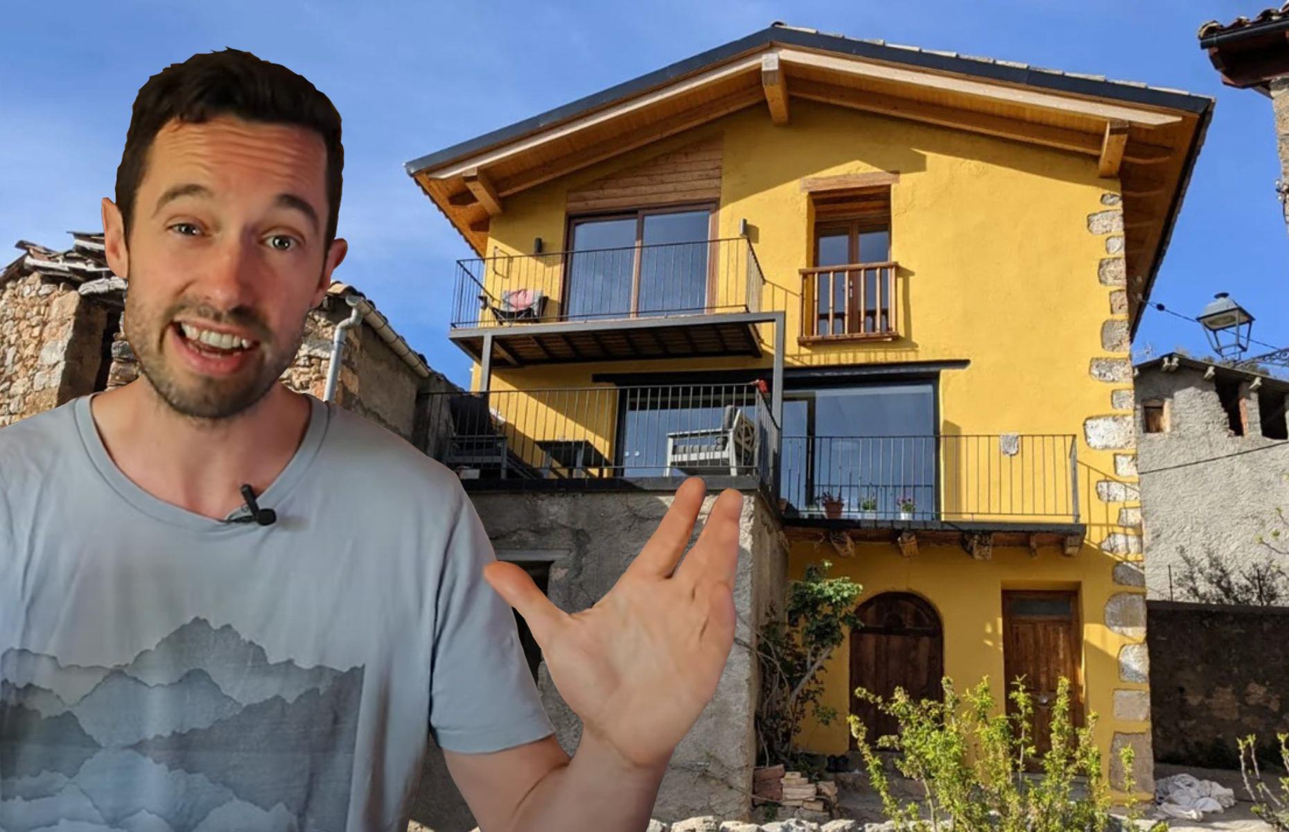 El YouTuber que rescató una casa en ruinas en España y se ahorró más de ...