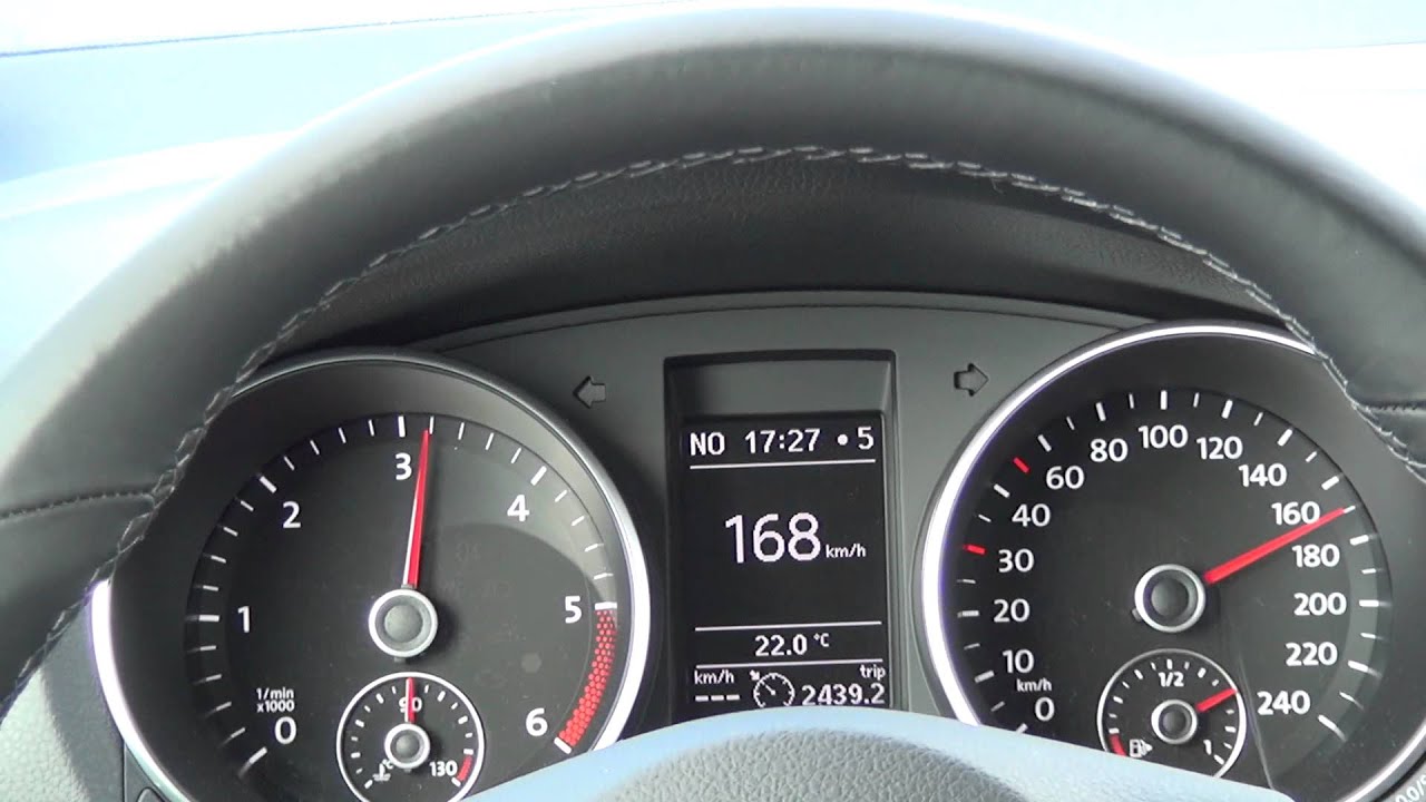 VW Golf 6 1.9 TDI – 100–180 km/h Acceleration & Top Speed (Vmax) Test