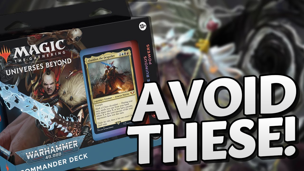 Which Precon Decks I'd Avoid for Commander! (As A New Player) - Magic ...