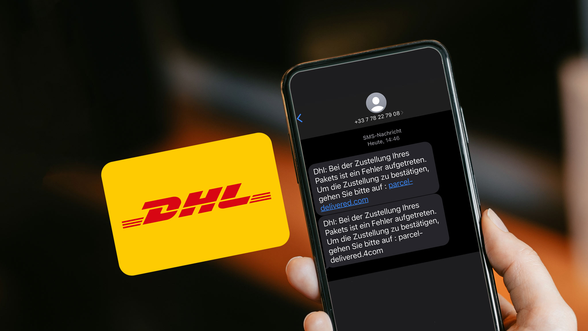 Vorsicht, diese SMS ist nicht von DHL