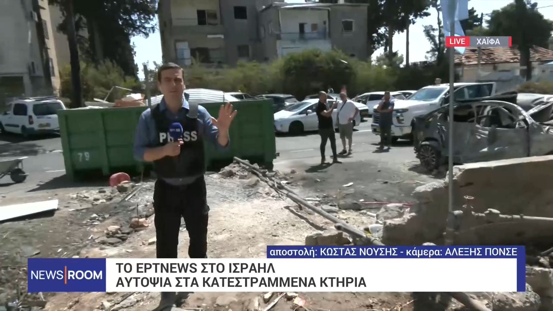 Αυτοψία στα σημεία κρούσης ιρανικών πυραύλων και «καμικάζι» drones – Οι ...