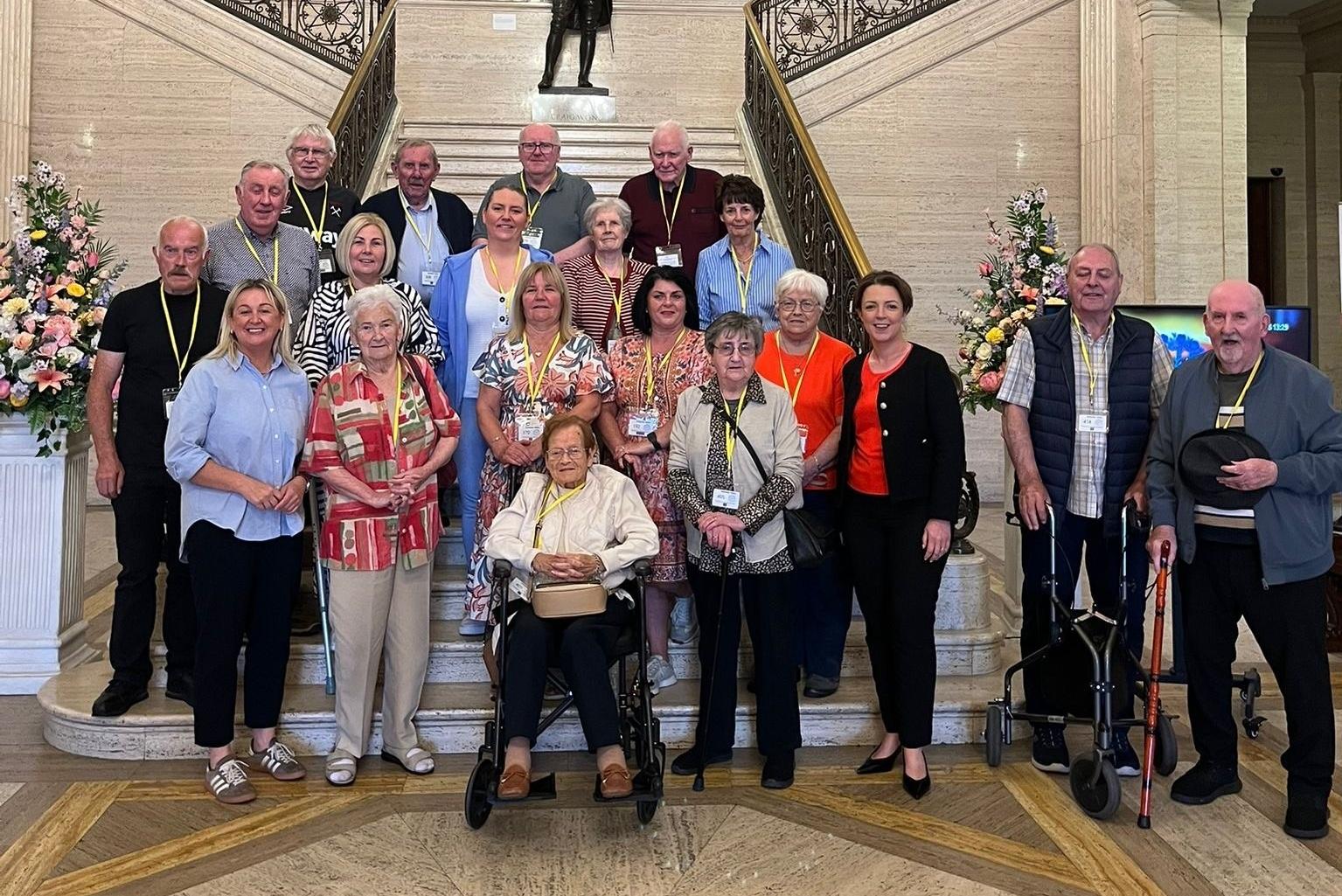 Barcroft Over 60’s Club get the VIP treatment at Stormont