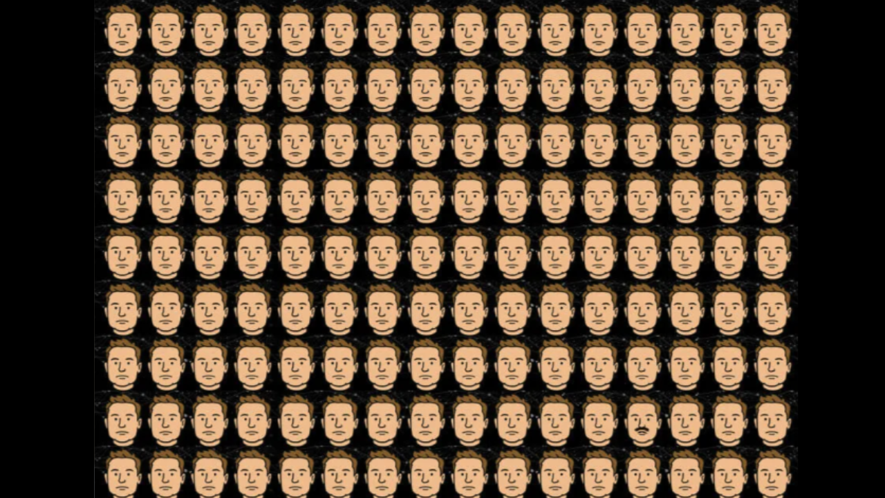Optical Illusion: Can You Spot The Odd Face In The Image?