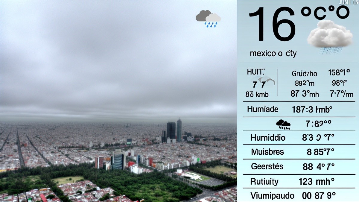 Pronóstico del clima en Ciudad de México hoy 18 de junio de 2025