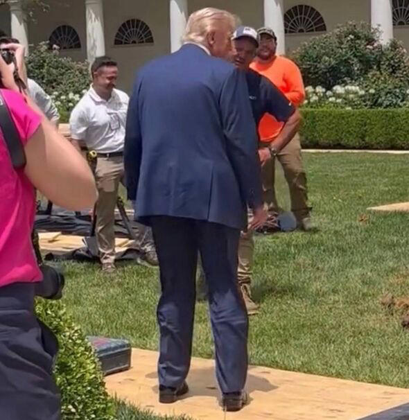 Donald Trump dementia fears as strange bulge spotted in his pants