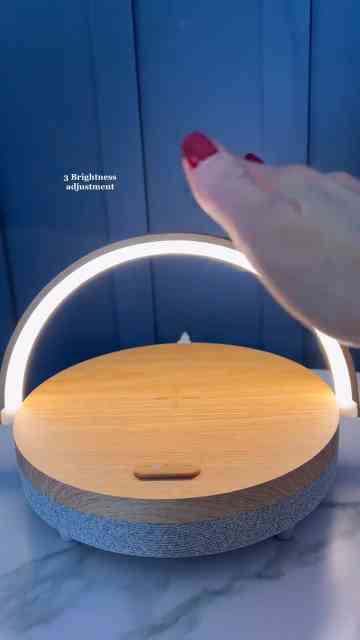 Vivilumens Bedside Lamp With White Noise for Insomnia Relief