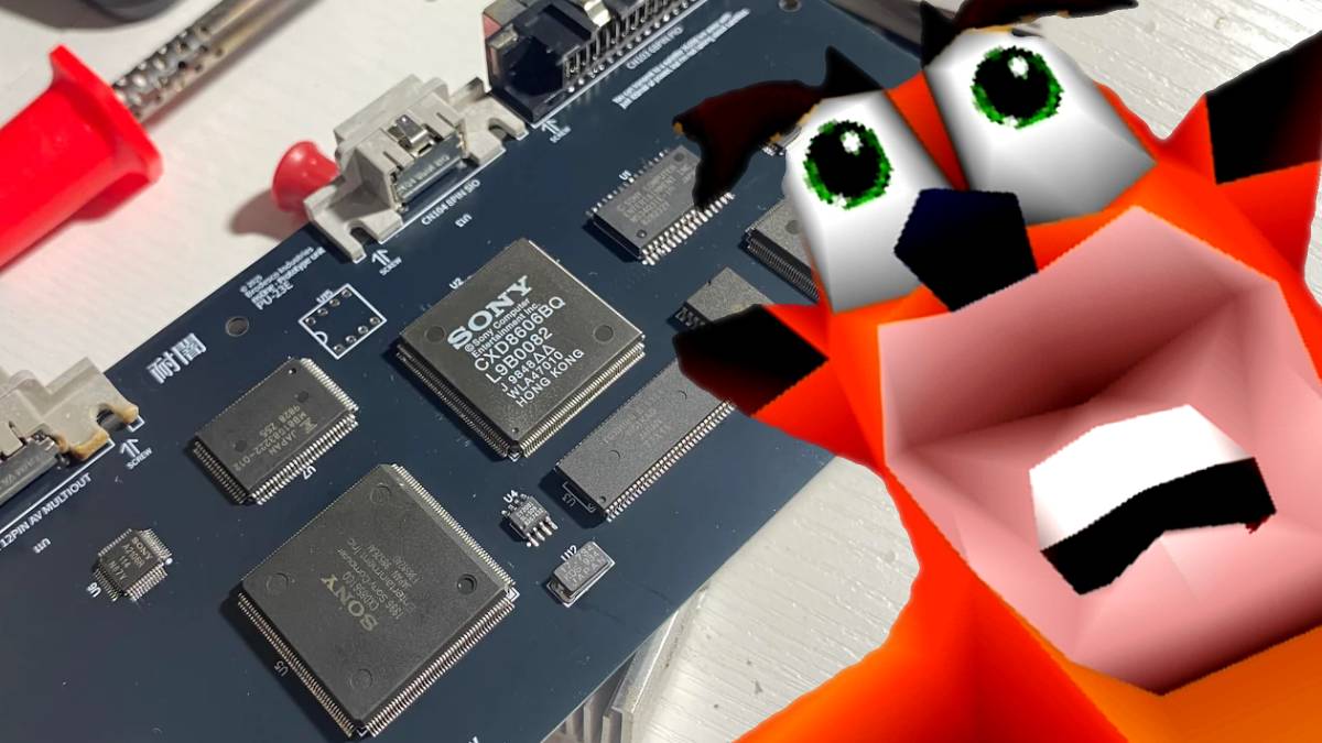 30 años después del lanzamiento de la PS1, un fan crea la primera placa ...