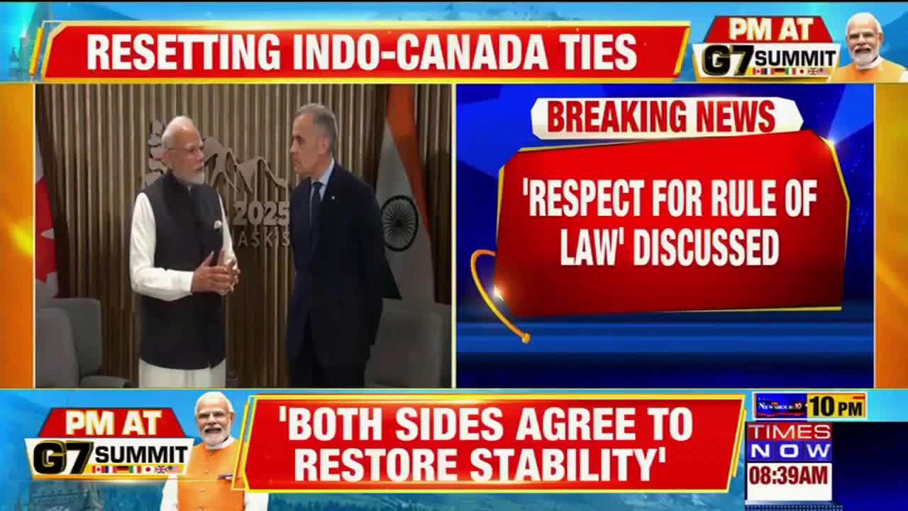 PM Modi-Mark Carney Meeting On Sidelines Of G7 Summit: 'Both Sides ...