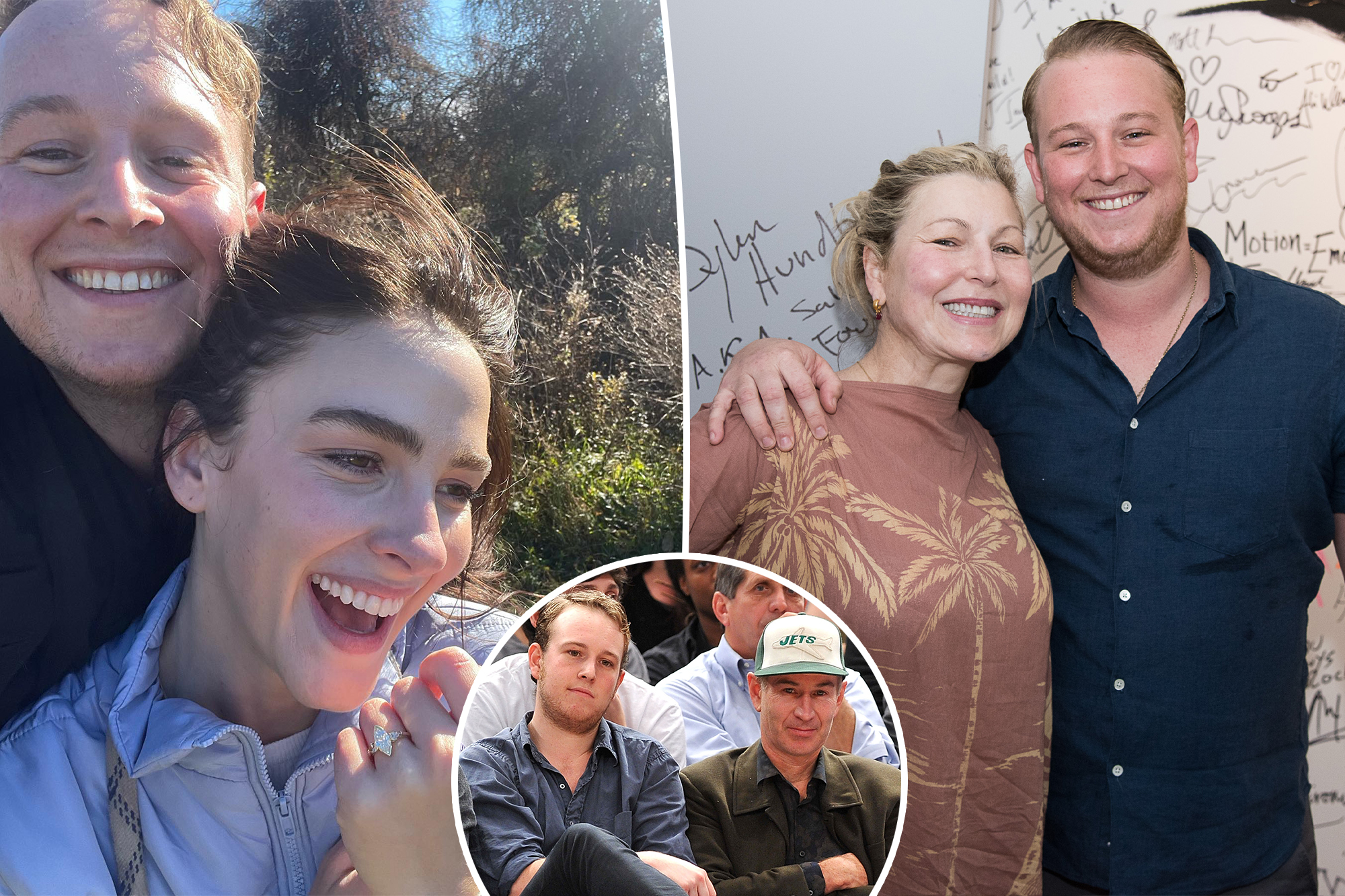 Tatum O’Neal, ex-husband John McEnroe reunite at son Kevin’s California ...