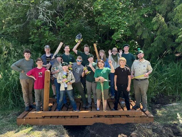 San Juan Scouts build replacement horse bridge alongside West Valley Road