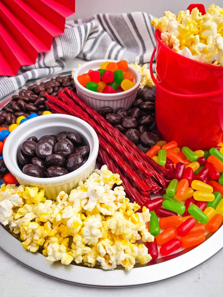 Movie night charcuterie board