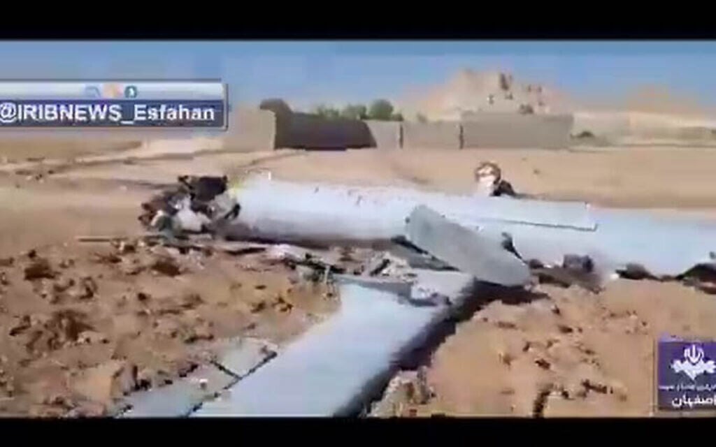 In first, Israeli drone shot down over Iran; IDF says no fear of ...