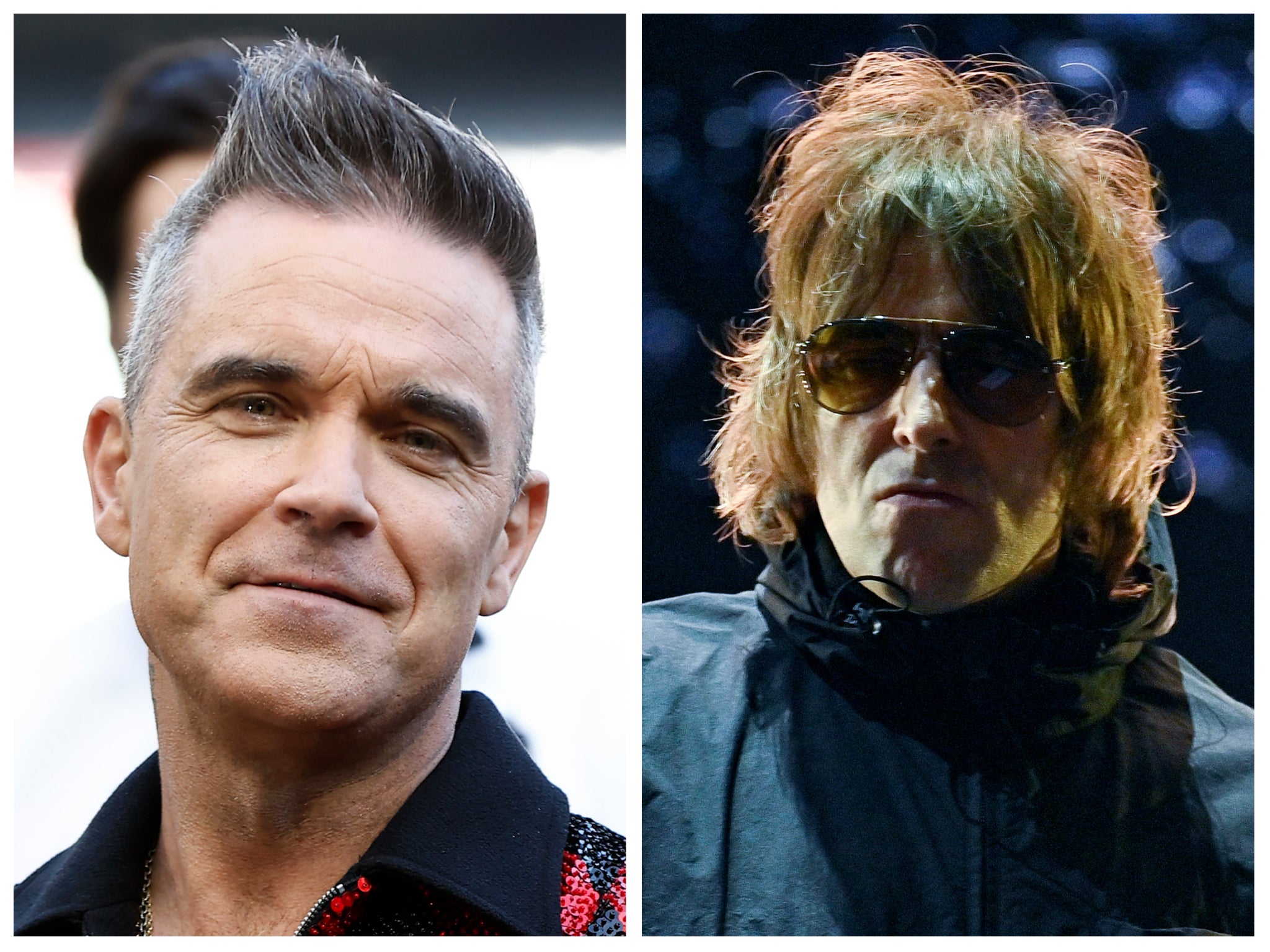 Robbie Williams sends wholesome message to Liam Gallagher after Oasis ...