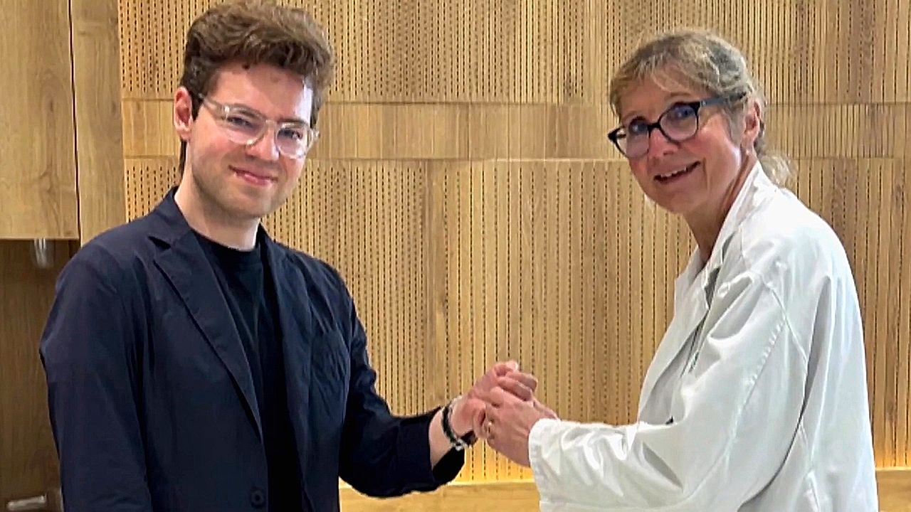 Swiss man returns to Philadelphia hospital after life-changing double ...