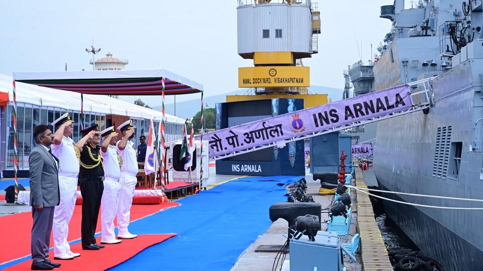 Indian Navy inducts INS Arnala — Anti-submarine warship named after ...