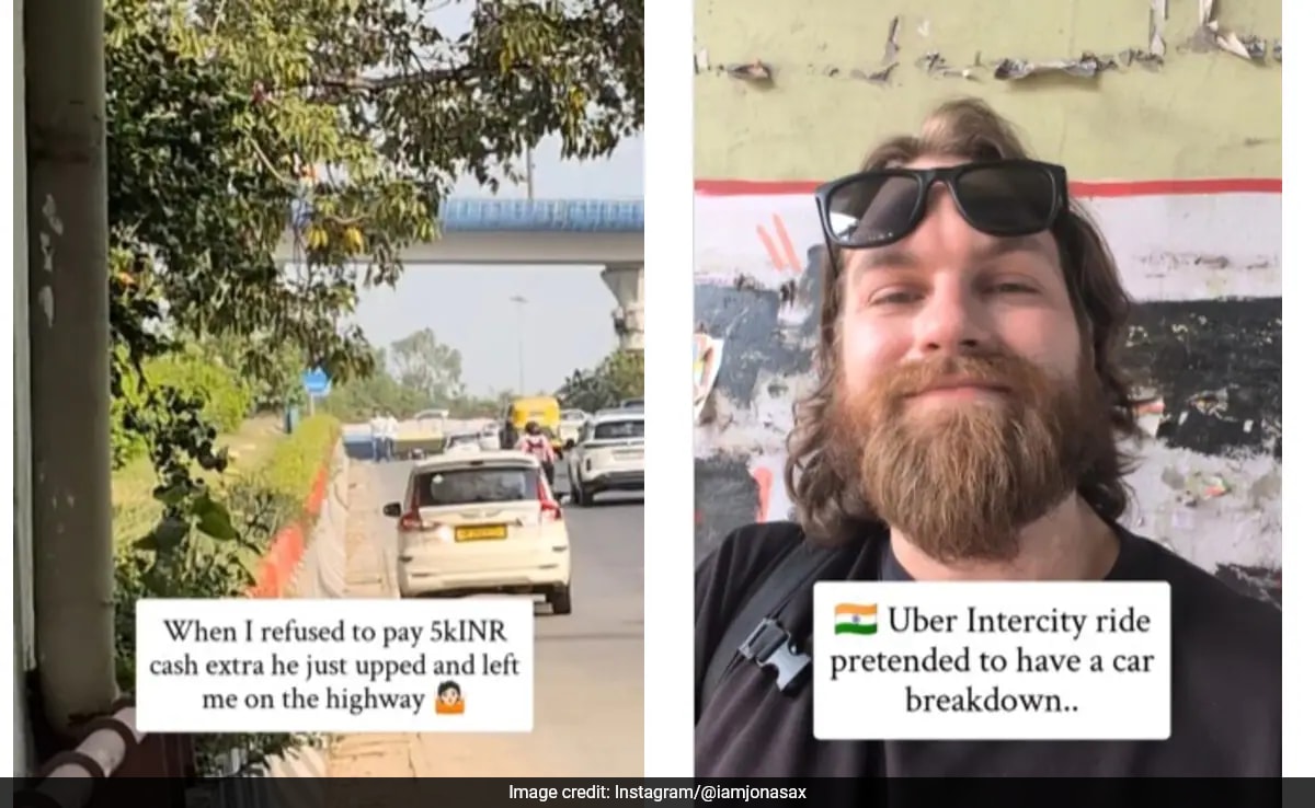 Video: Swedish Tourist In India Claims Uber Driver Tried To Scam Him ...