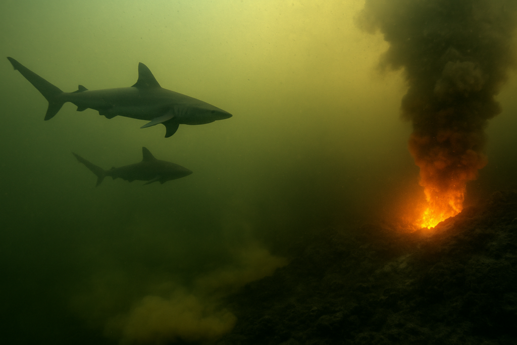 Scientists Found Sharks Living Inside a Volcano