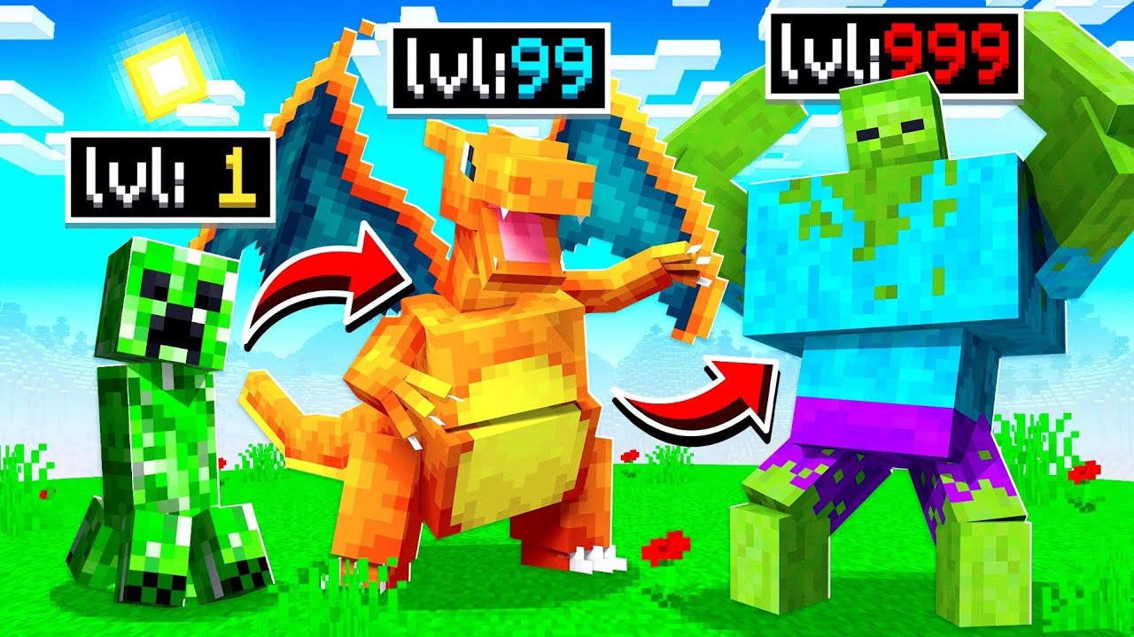 Eat any mob to morph in Minecraft