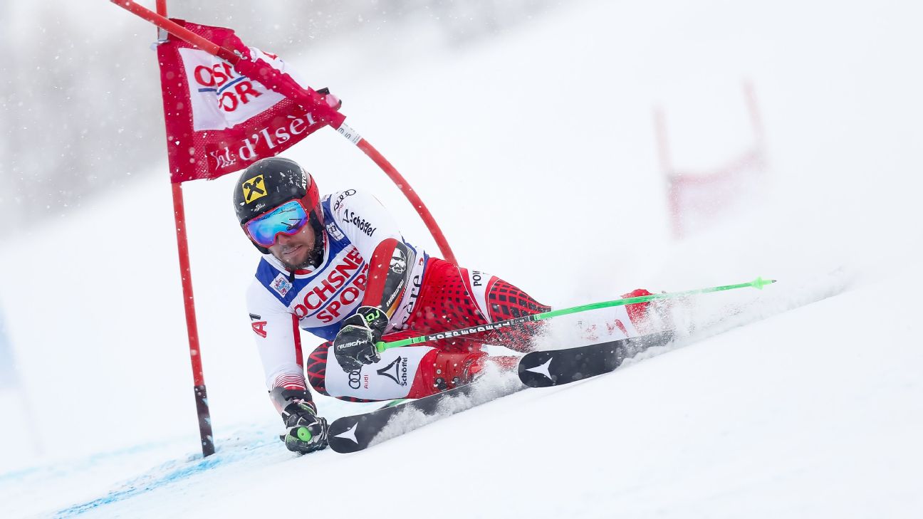 Marcel Hirscher skiing again, nine months after ACL tear