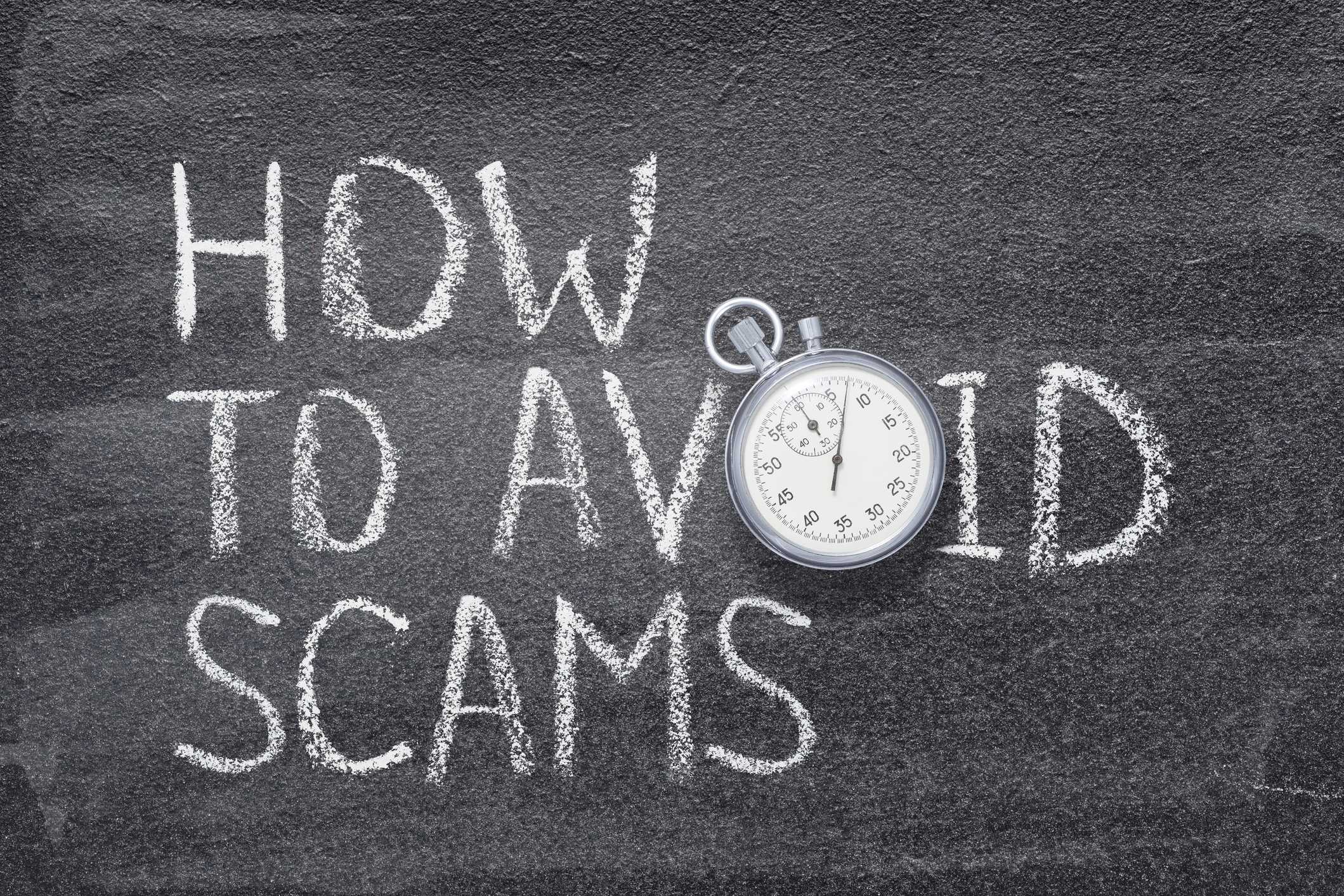 How to protect yourself from scams