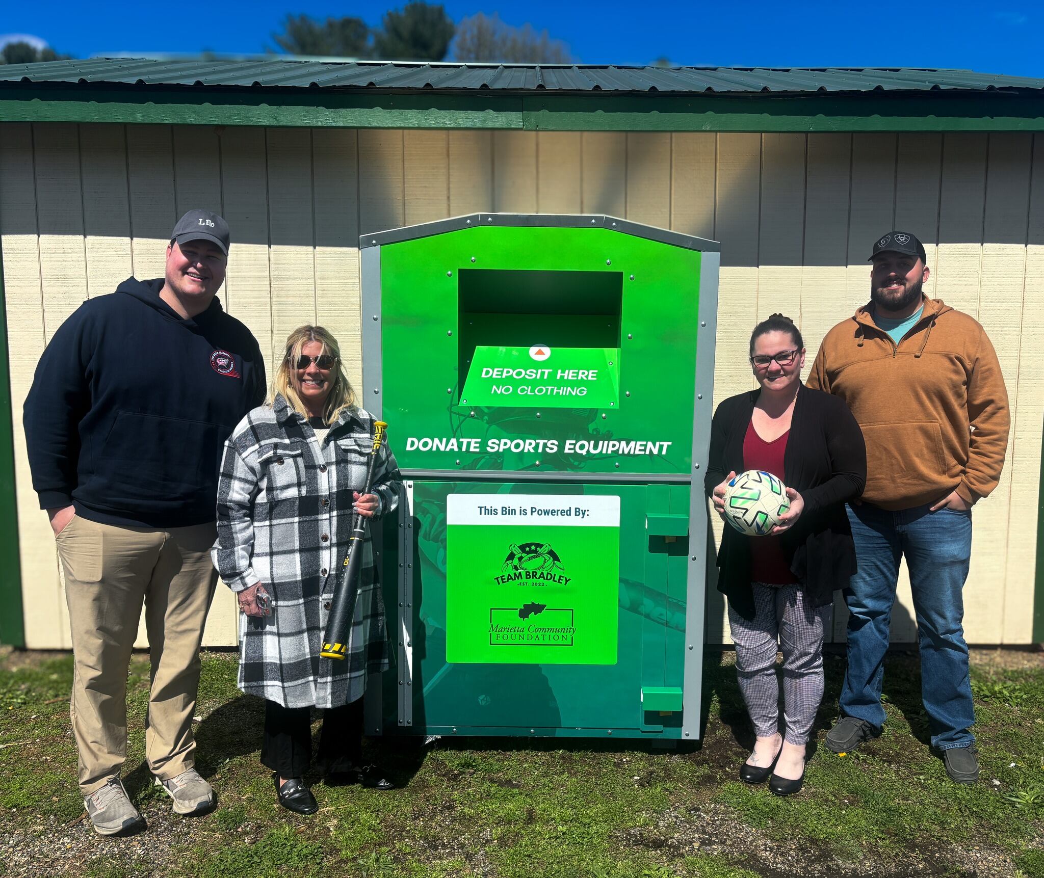 ‘Pack the Bin’ Sports Equipment Donation Drive