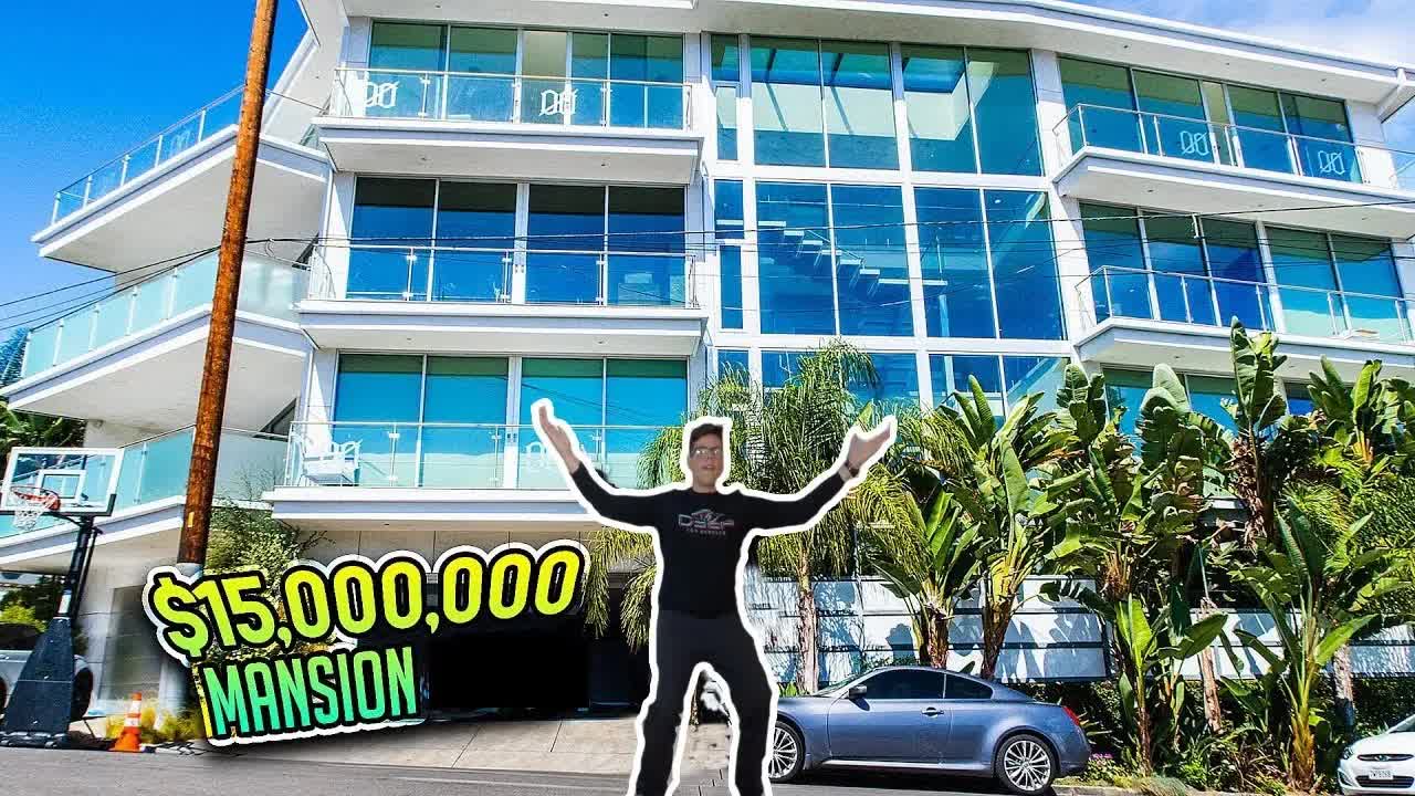 WE PULLED UP TO THE HYPE/CLOUT HOUSE IN LA ($15,000,000 MANSION) Vlog #22