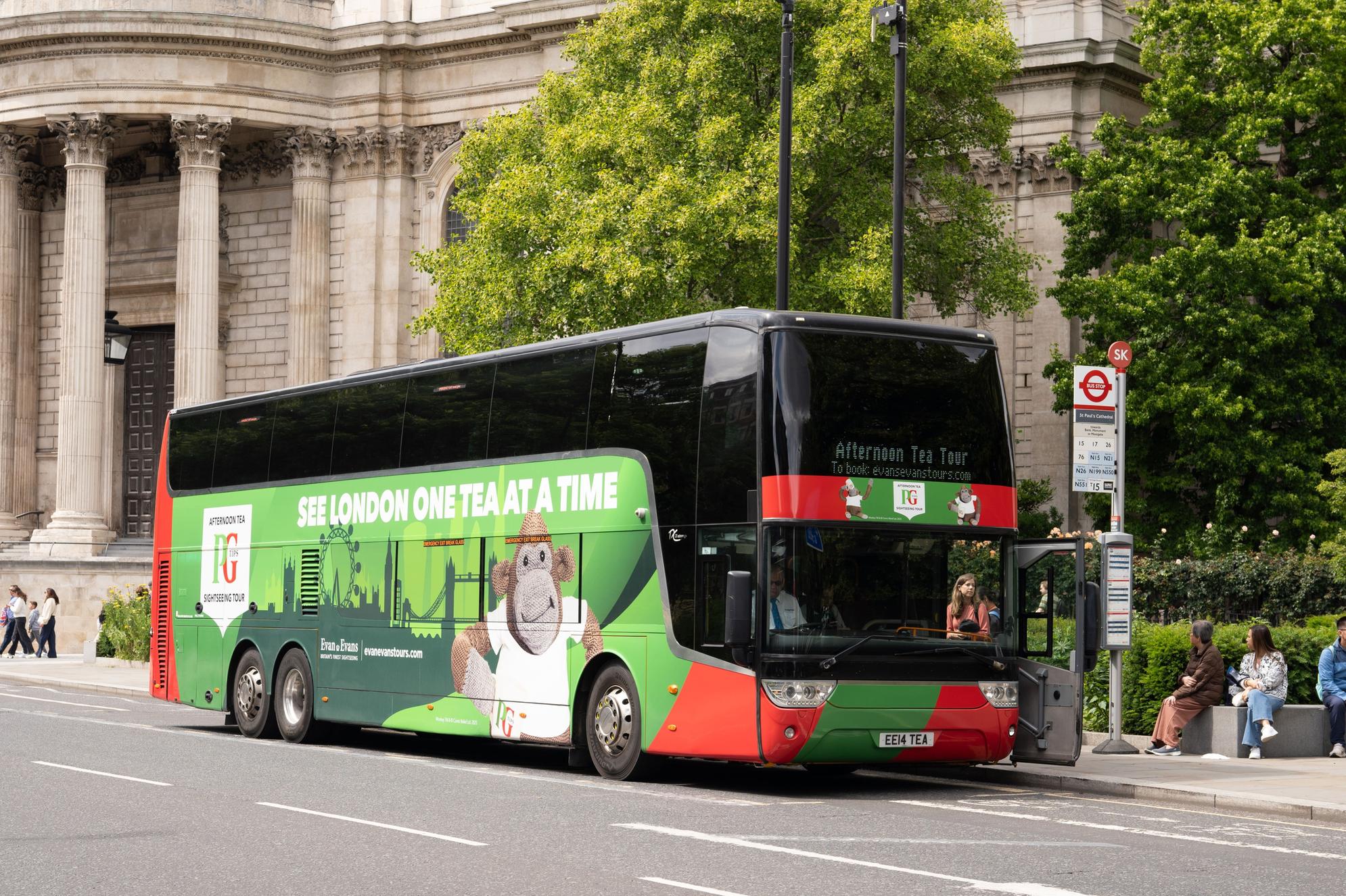 From teacup to tour bus: PG Tips joins Evan Evans Tours for a ...