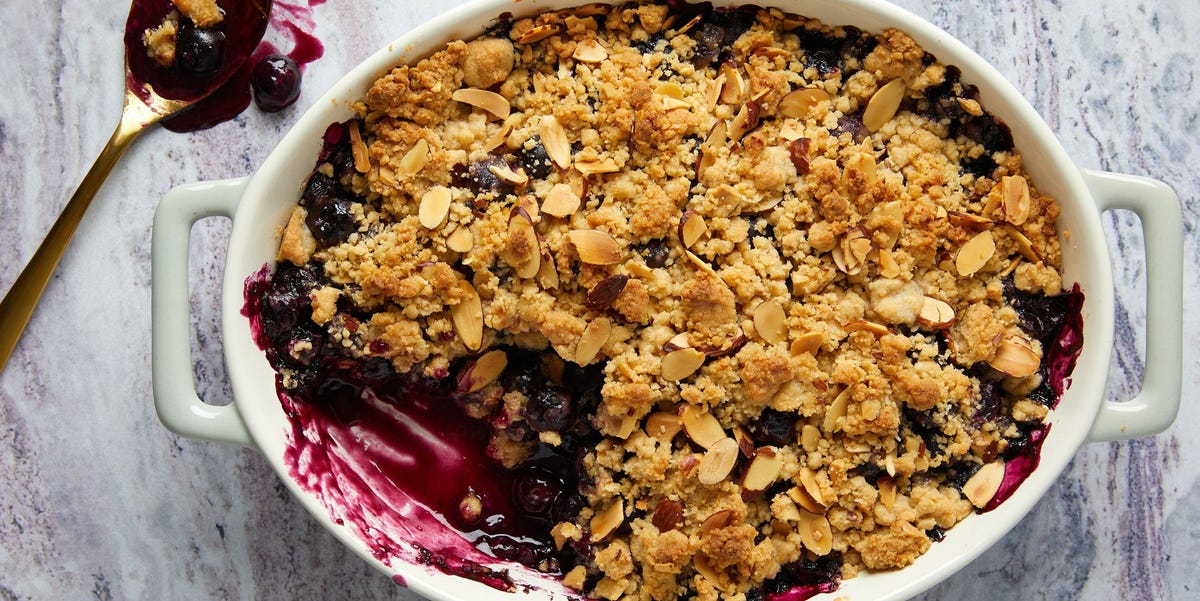 Nothing says summer quite like this classic blueberry crumble