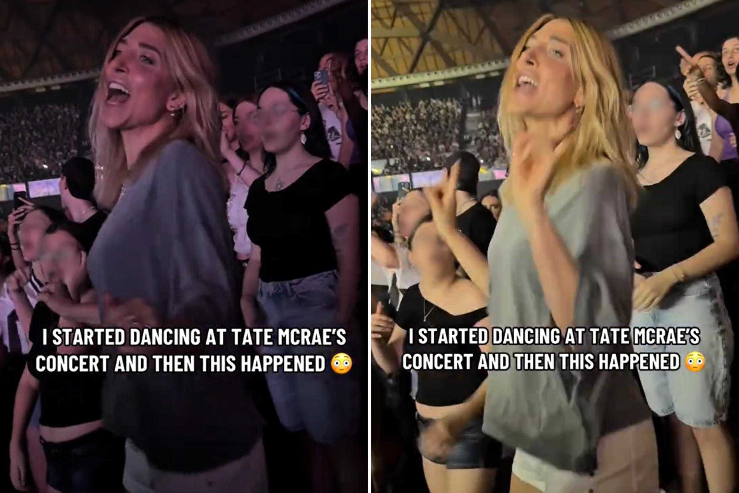 Moment woman stuns at Gen Zer's concert goes viral: 'approved'