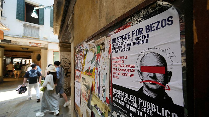 'We don't need Bezos': Venice activists prepare to protest against tech ...