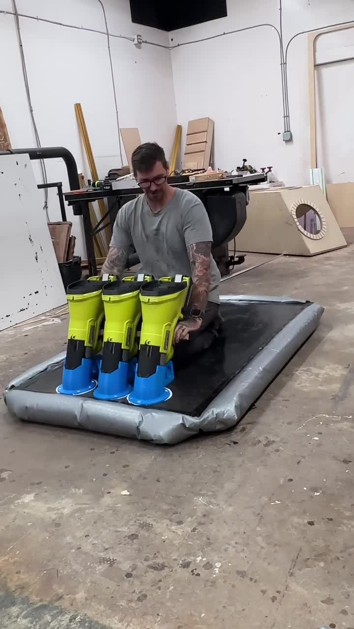 Watch this hovercraft in action!
