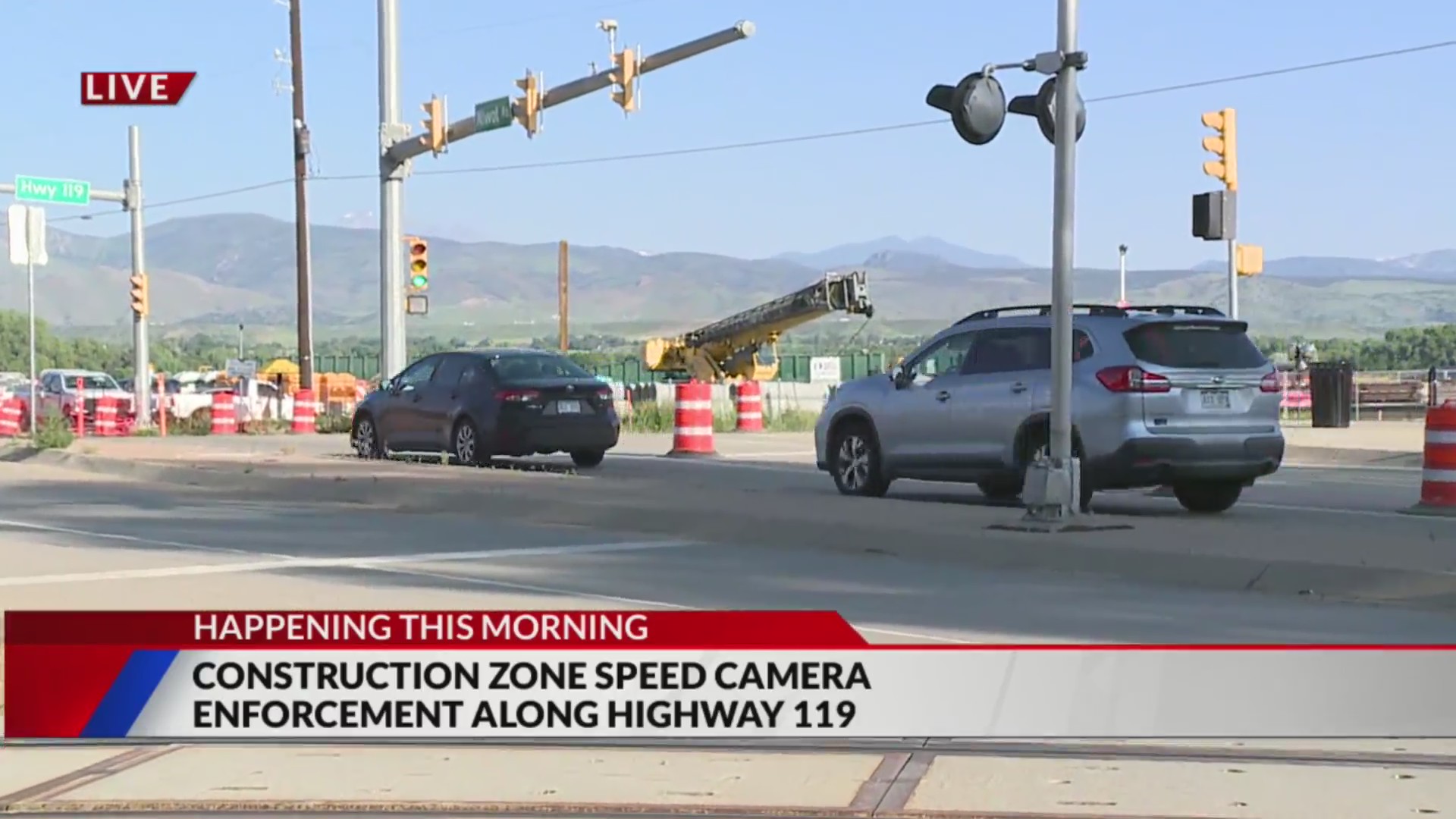 Construction zone speed cameras coming to Highway 119
