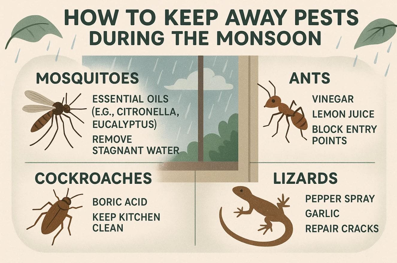 How To Keep Insects Away From Your Home This Monsoon? Check Genius Hacks