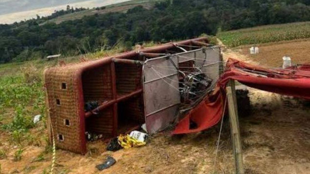 Spannende video toont fatale val van luchtballon met 33 bemanningsleden in Brazilië