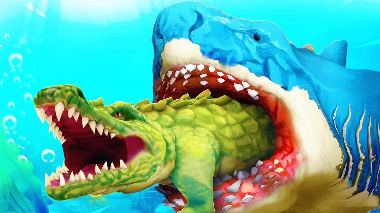 This game lets you evolve by eating crocodiles