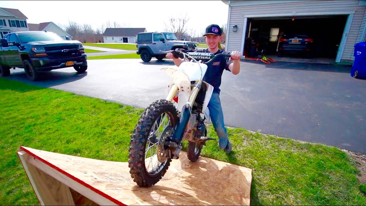 Building a PIT BIKE RAMP!!!