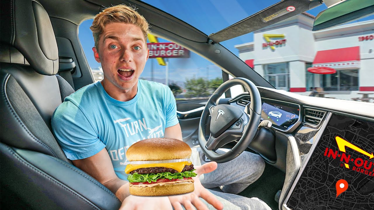 I Let A Tesla DECIDE What I EAT For 24 Hours (5,000 CALORIES)