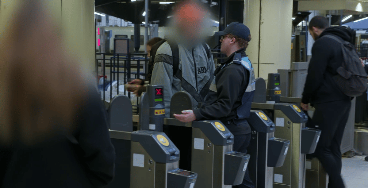 Watch: Shocking moment London fare dodger confronted by ticket ...